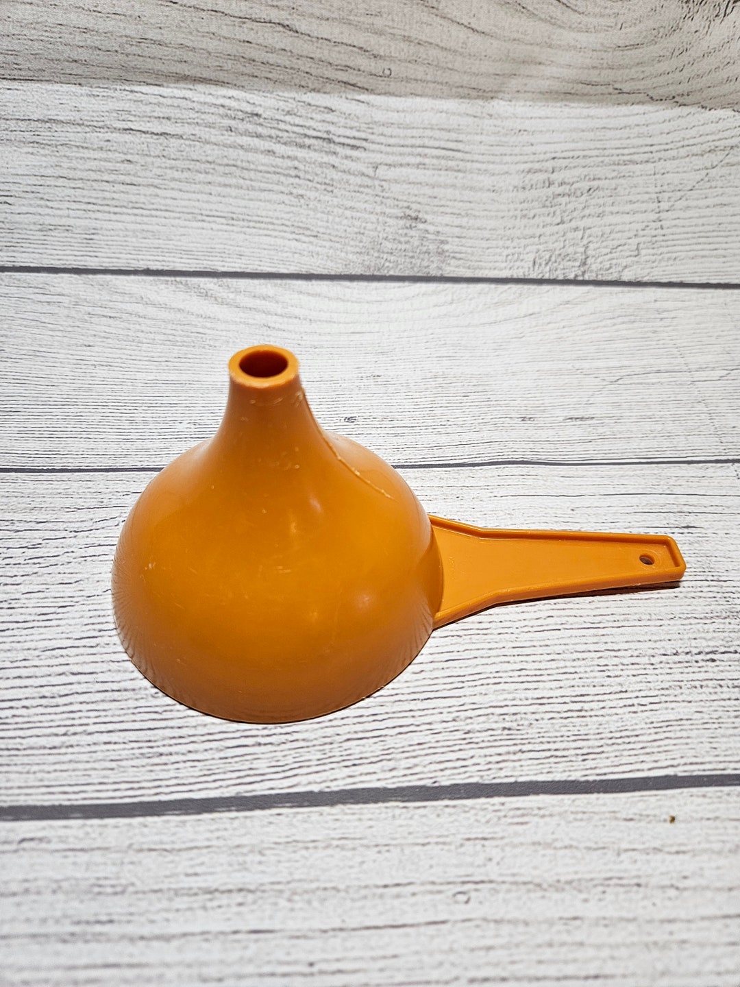 Vintage Tupperware Funnel #1227 - Dark Orange - Preowned - 1970s - Etsy