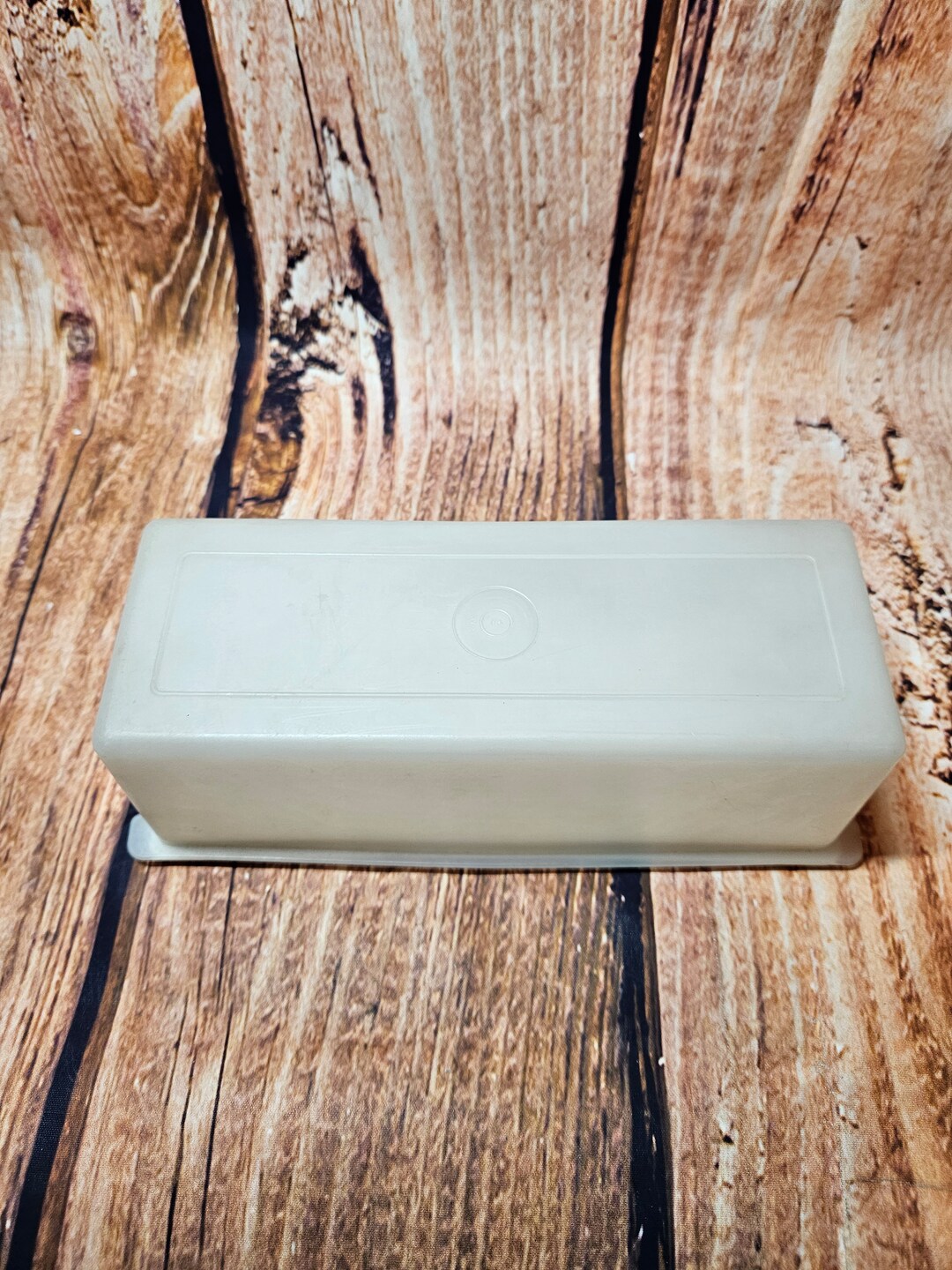 Tupperware 2-lb Cheese Saver Container 518 With 519 Lid Sheer, 1970s ...