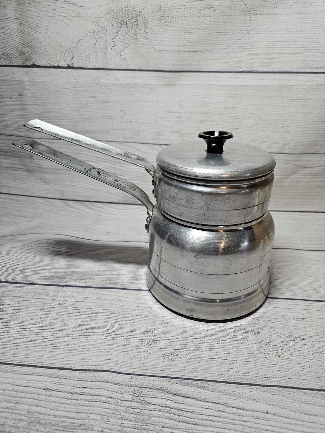 Vintage COMET Aluminum Double Pot Boiler Made in USA Pre-owned - Etsy