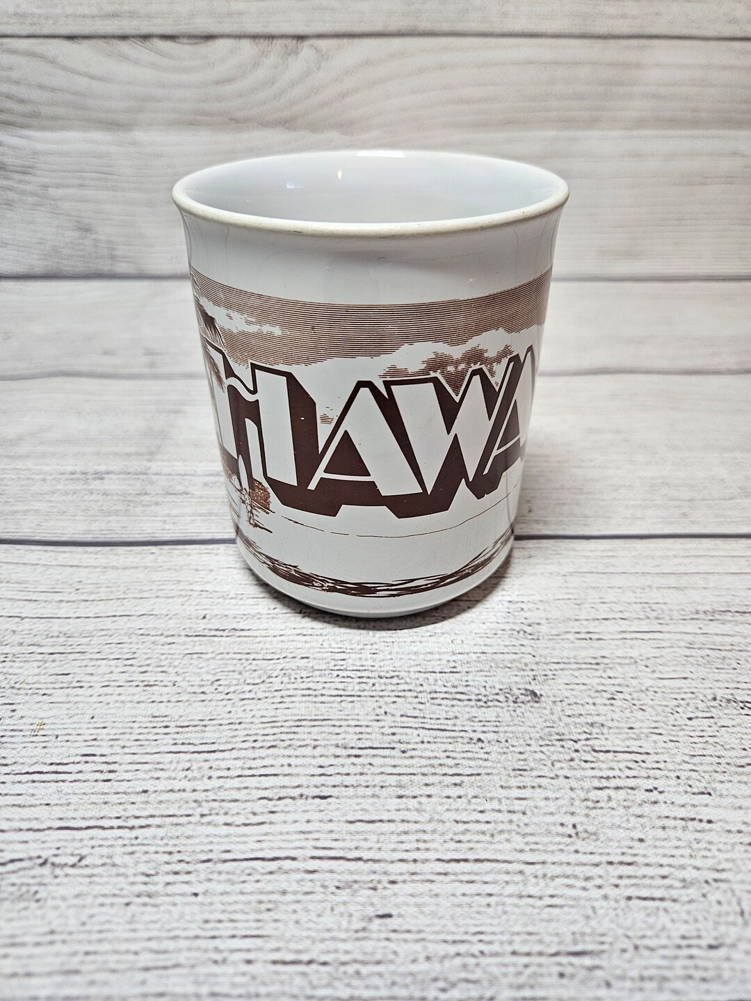 Vintage TAMS HAWAII Coffee Mug 1980s - Made in England - Small Size Mug ...