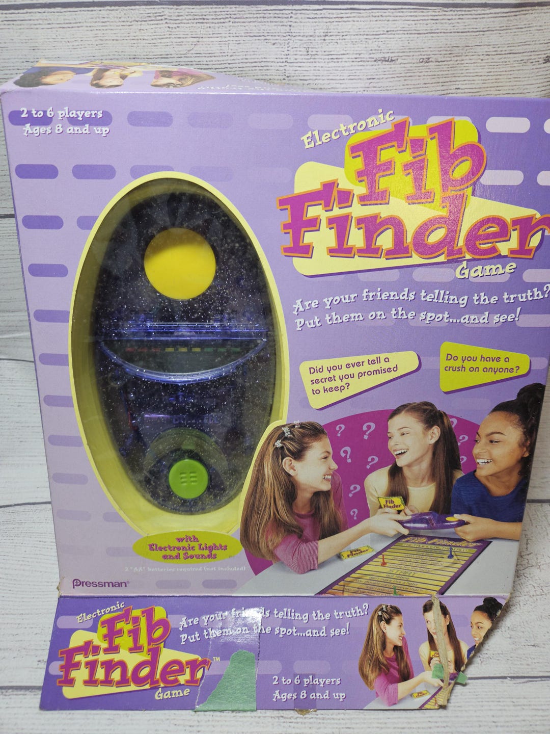 Vintage Electronic Fib Finder Game - Tested and Works! 2000 Pressman ...