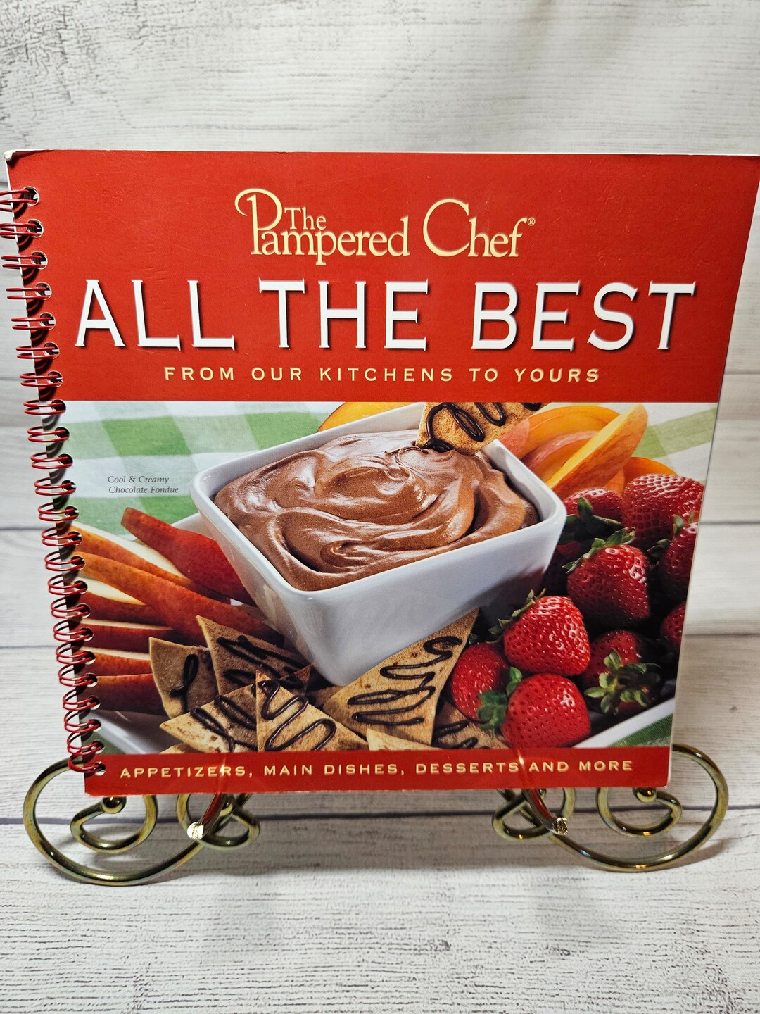 The Pampered Chef "all the Best" Cookbook - Vintage 2003 - Spiral Bound ...