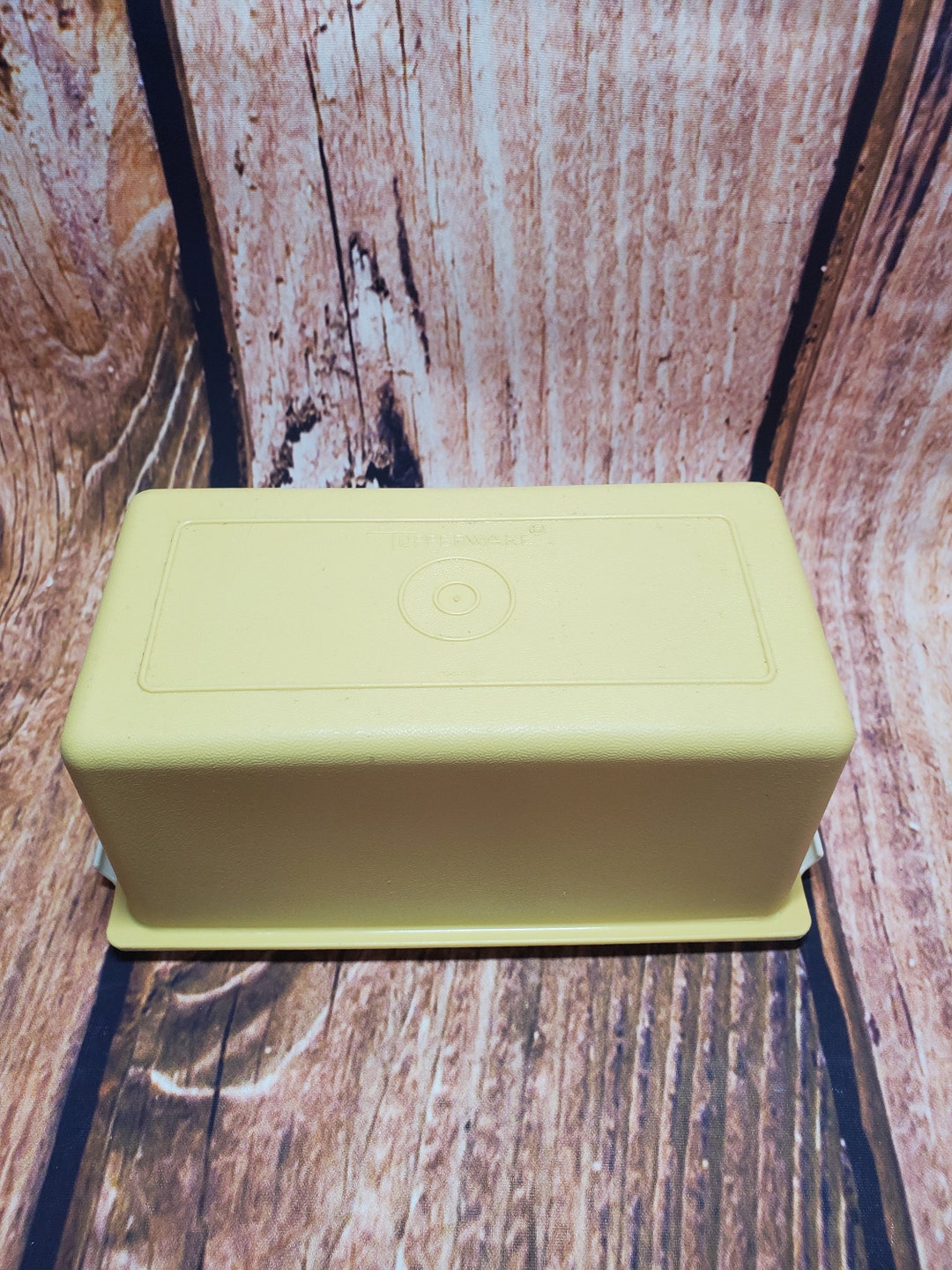 Tupperware Butter Container 639 4 Stick Container Mustard Yellow Cover ...