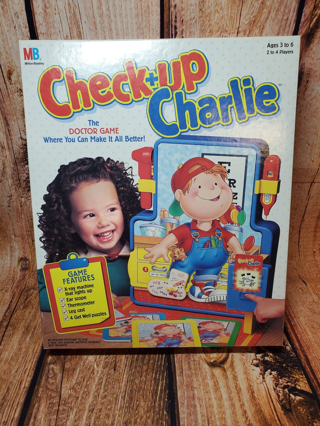 Check-up Charlie: the Doctor Game Milton Bradley 1995 COMPLETE - Etsy