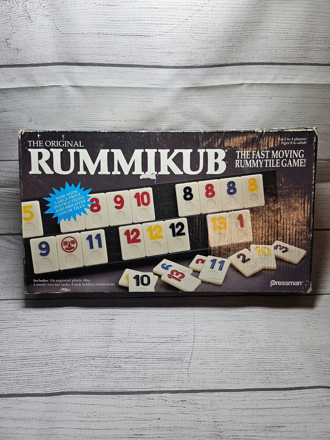 Vintage Rummikub COMPLETE Rummy Tile Game 1990 Pressman - Etsy
