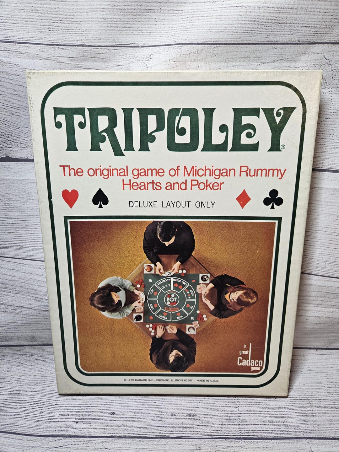 Tripoley Deluxe Edition Layout #111 From Cadaco 1969 - DELUXE MAT ONLY ...