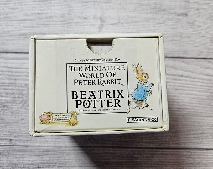 The Miniature World of Peter Rabbit - Beatrix Potter - 12 MINI Books W ...