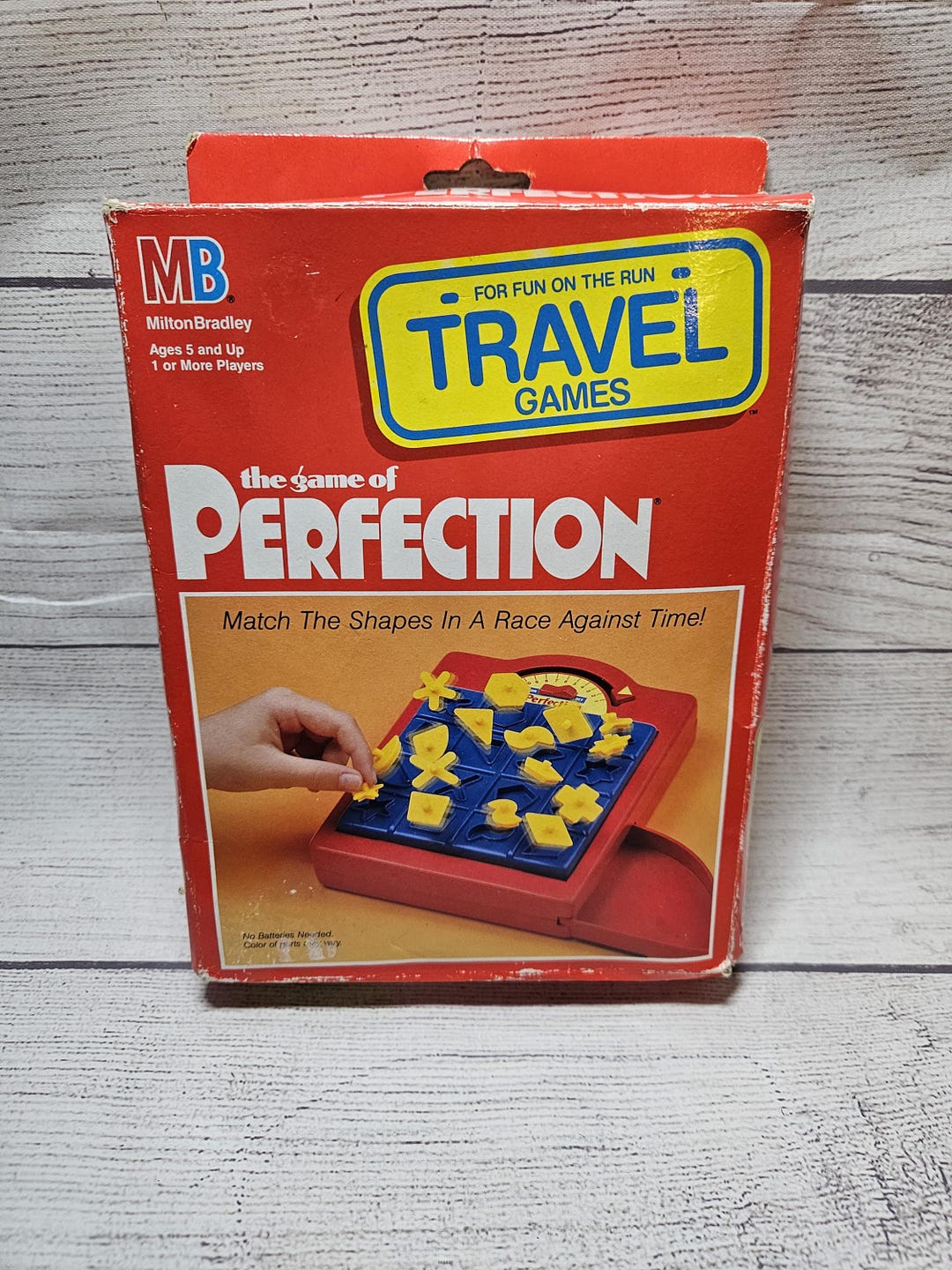 Vintage TRAVEL Perfection Game - COMPLETE! - 1990 Milton Bradley ...