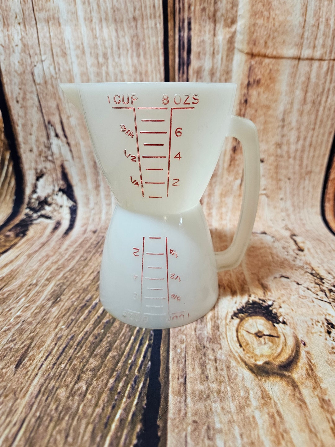 Tupperware Measure-twin Measuring Cup 1 Cup Dry/wet Ingredients 860 - Etsy