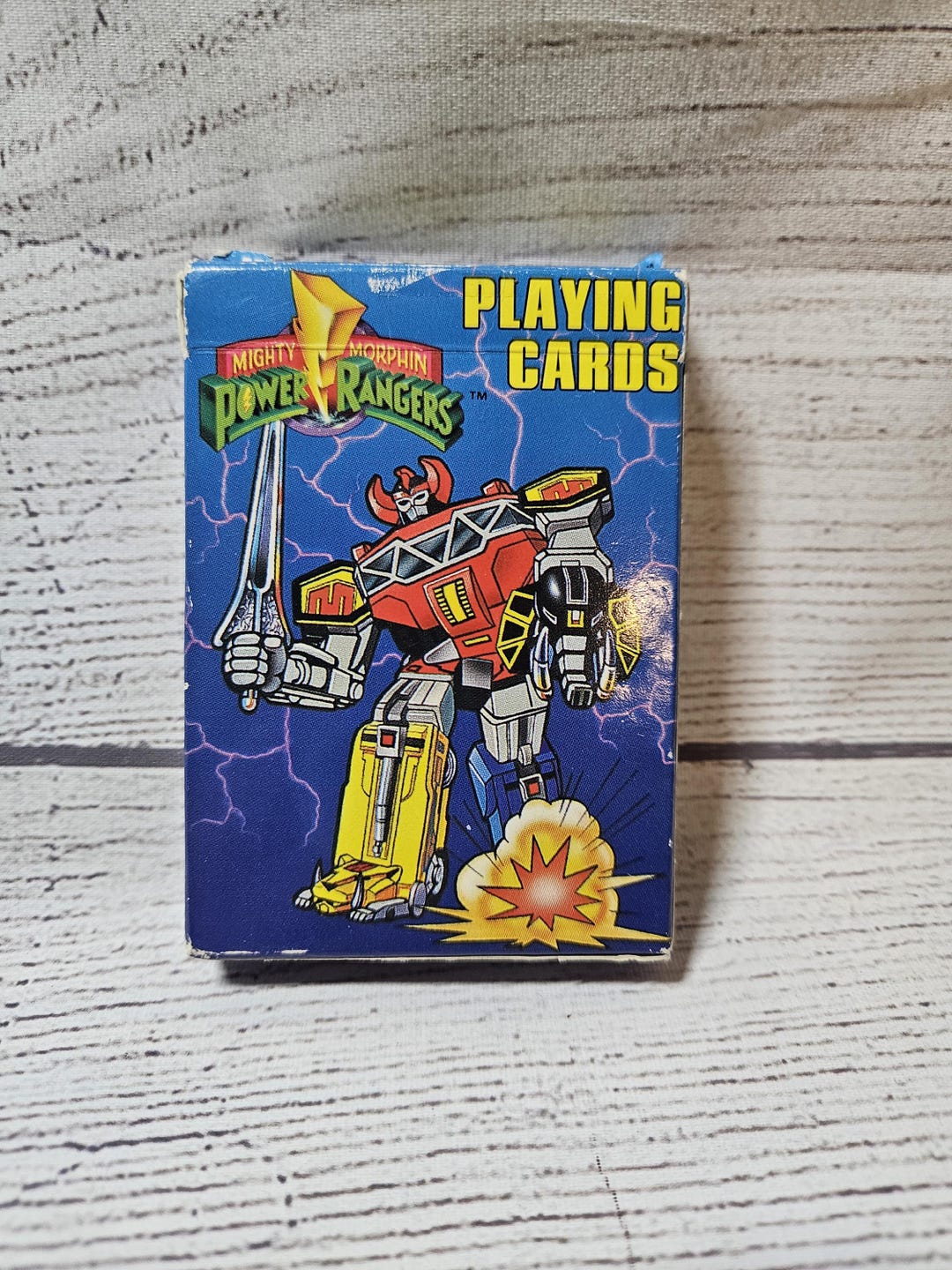 Vintage POWER RANGER Playing Cards COMPLETE 1994 Saban Entertainment - Etsy