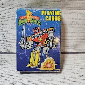 Vintage POWER RANGER Playing Cards COMPLETE 1994 Saban Entertainment - Etsy