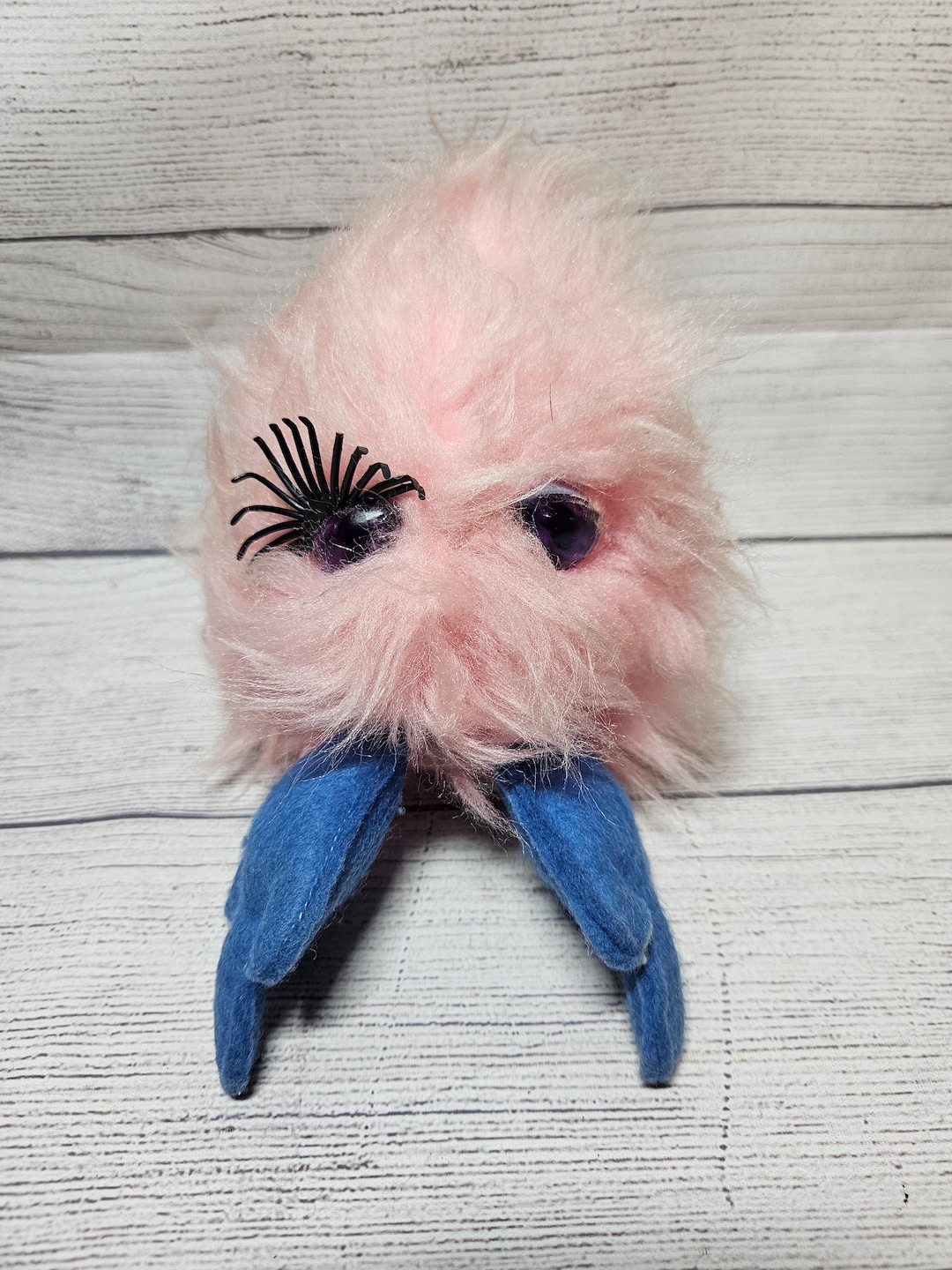 Vintage I’M SLURP Plush - Pink Hair and Blue Hands - 6" Tall - 1960s ...