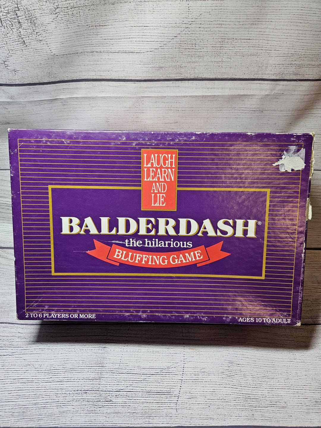 1984 Original BALDERDASH Hilarious Bluffing Family Board Game COMPLETE ...
