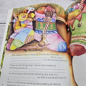 My Christmas Fun Book: in My Own Words All About Me Paperback 1983 ...