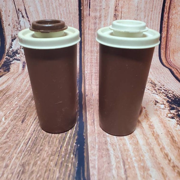 Tupperware Salt and Pepper Shakers - Etsy