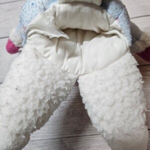 Vintage Baby Lamb Chop Plush Hand Puppet BLUE Shari Lewis PJ'S ...