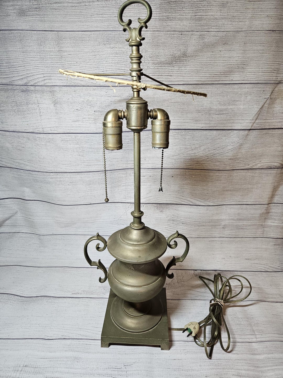 Antique Brass Dual-handle Bryant Twin Socket Lamp -steampunk Style ...
