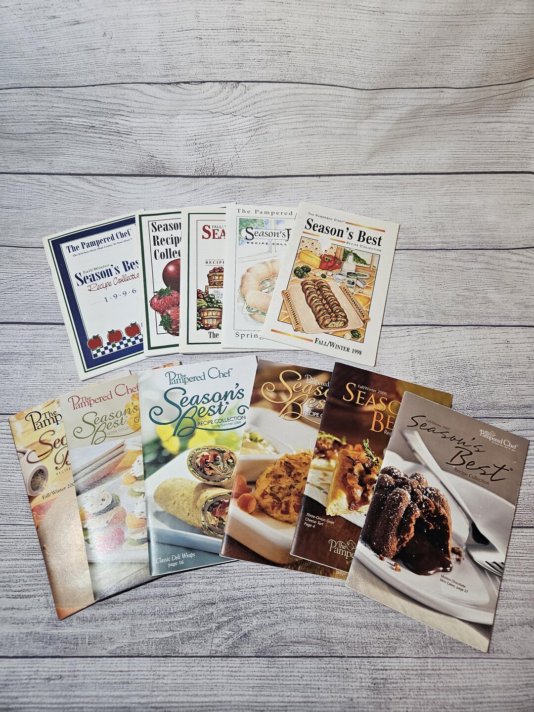 The Pampered Chef Seasons Best Recipe Collection Booklets/cookbooks ...