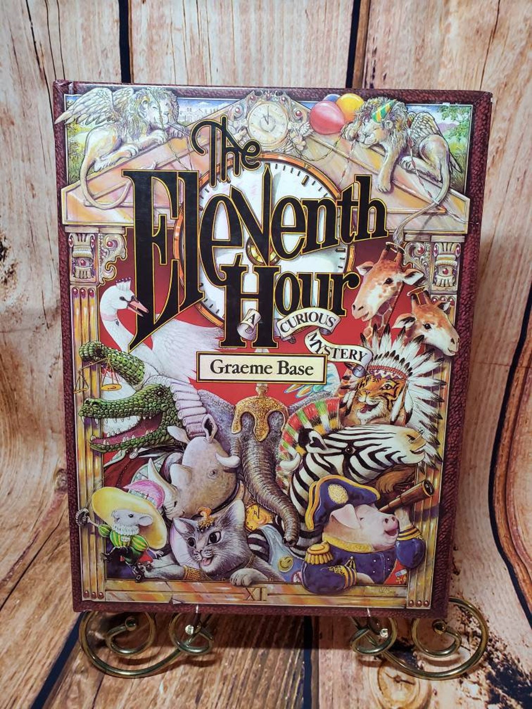 The Eleventh Hour Curious Mystery Book by Graeme Base, UNOPENED 1989 ...