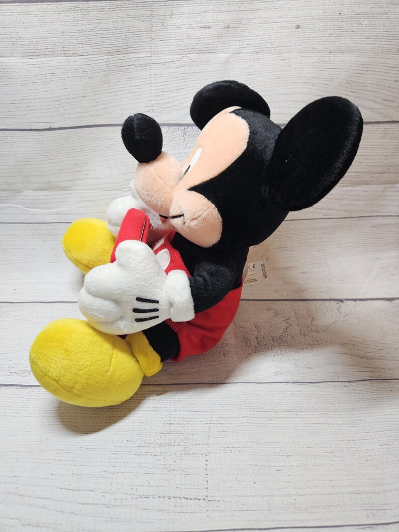 Mickey Mouse Plush Photo Frame From the Disney Store - Vintage - 9 ...