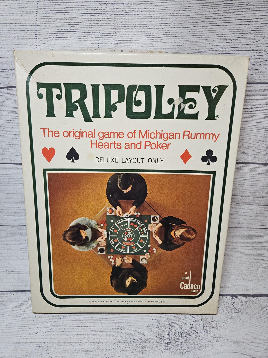 Tripoley Deluxe Edition Layout #111 From Cadaco 1969 - DELUXE MAT ONLY ...