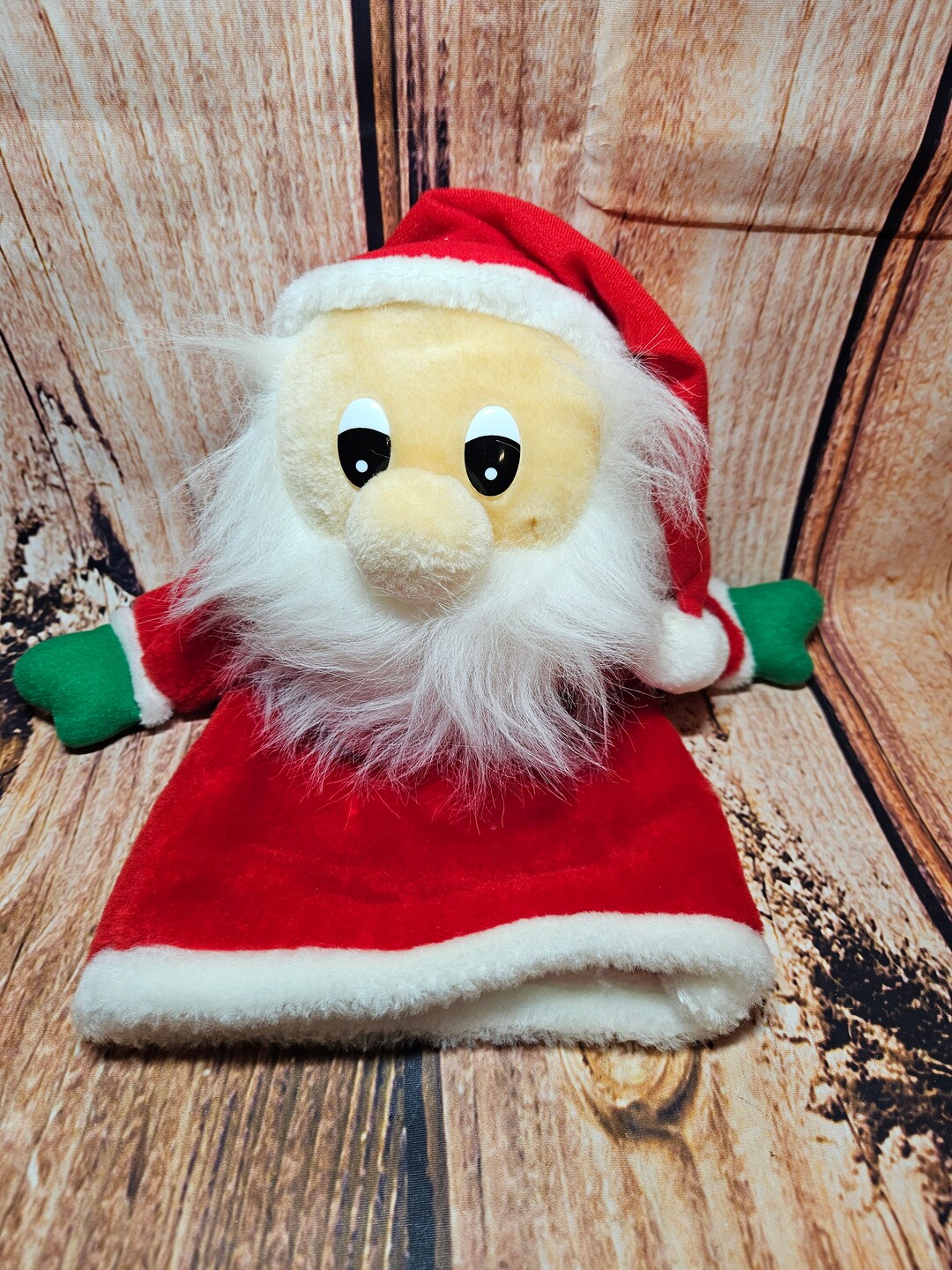 Vintage Christmas Santa Claus Hand Puppet 11 Long Pre-owned - Etsy