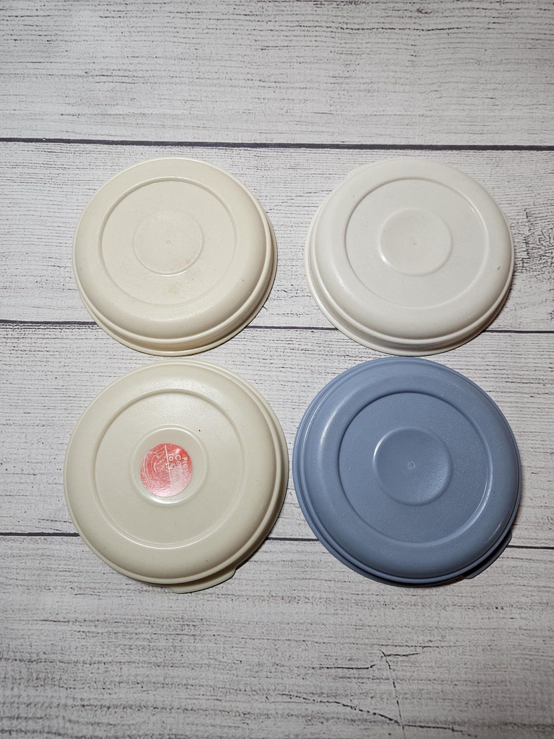 Vintage Rubbermaid Replacement Lid #1 - ONE LID ONLY - Round 4.75 ...
