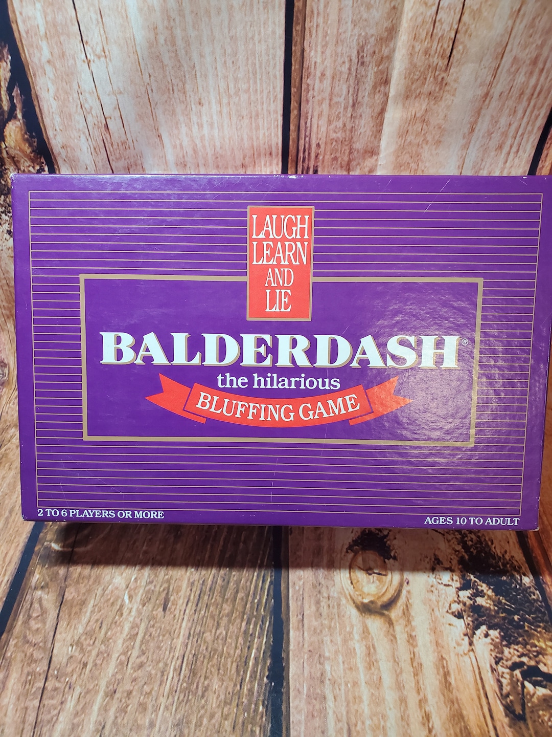 1984 Original BALDERDASH Hilarious Bluffing Family Board Game - Etsy