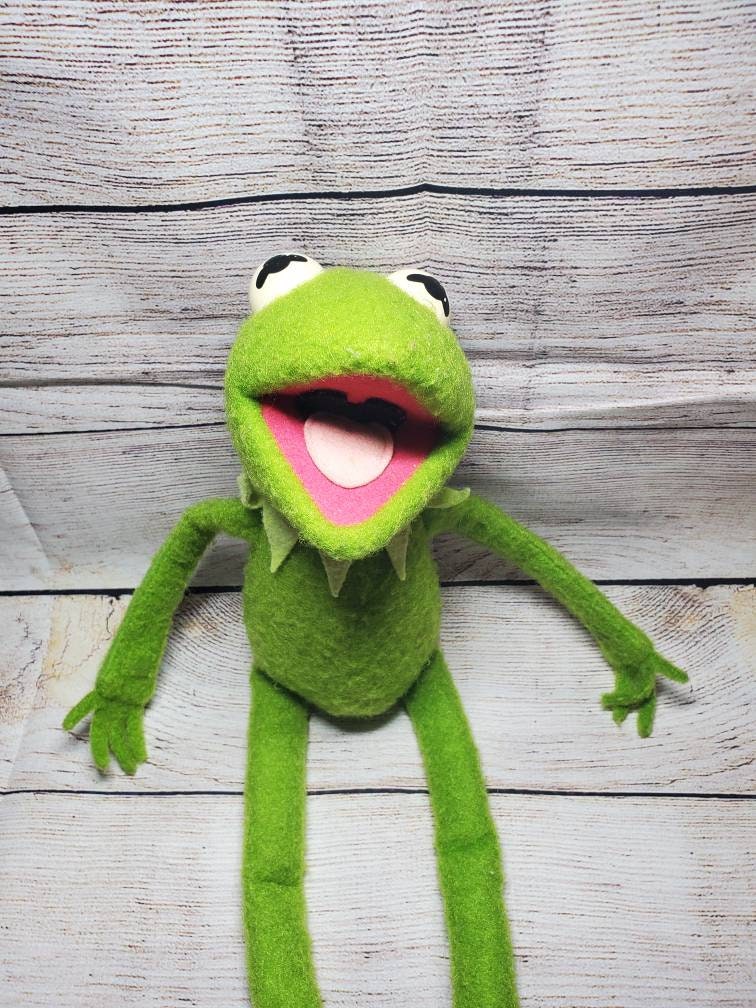 Kermit the Frog 8” flexible marionette style figure Toys Dolls & Action ...