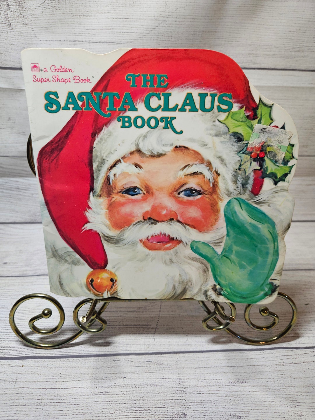 The Santa Claus Book Golden Super Shape Book Paperback 1972 Western ...