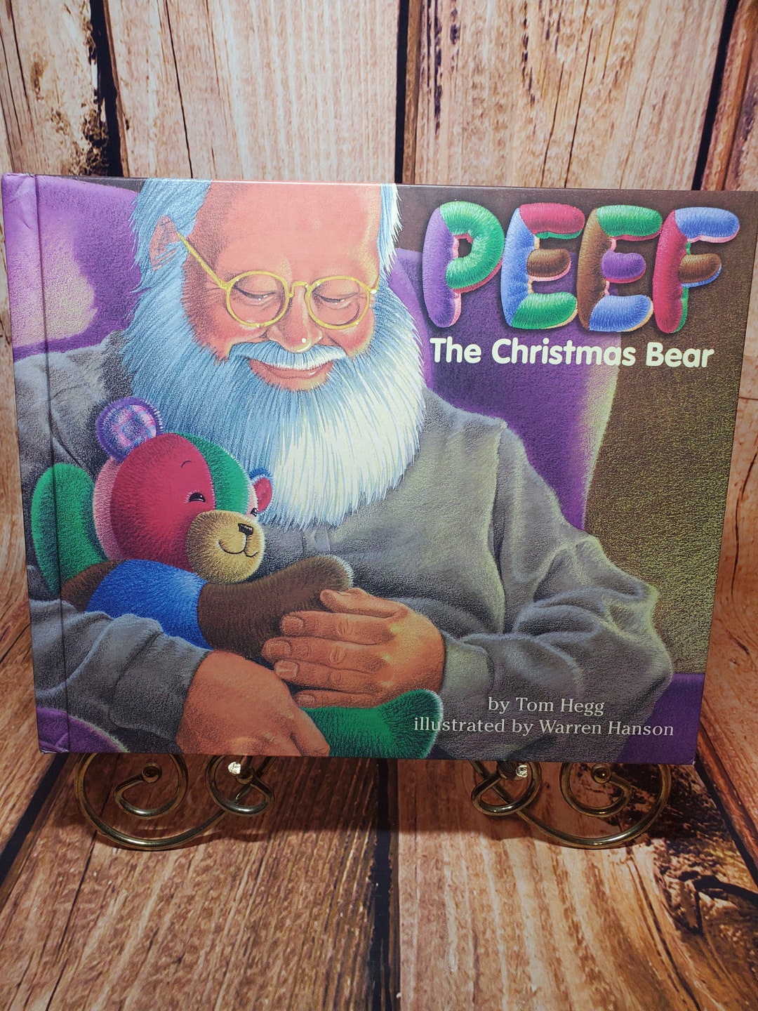 Peef the Christmas Bear peef the Bear by Tom Hegg - Etsy