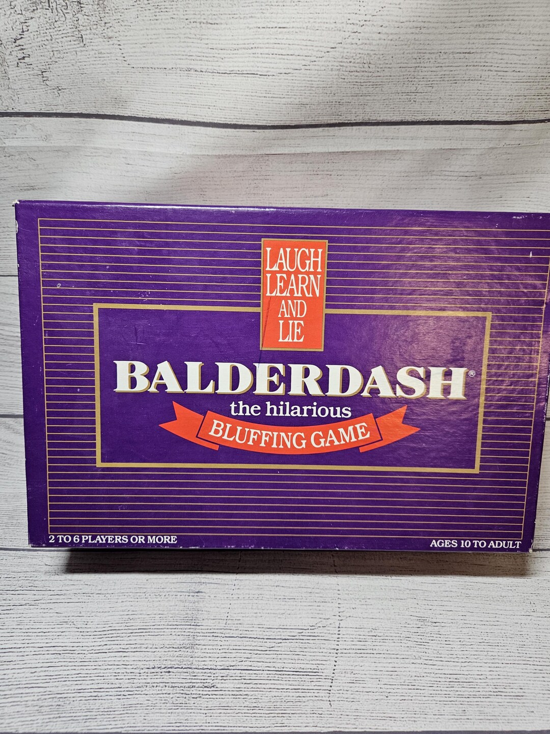 1984 Original BALDERDASH Hilarious Bluffing Family Board Game COMPLETE ...