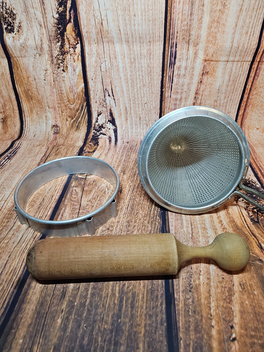 Aluminum Wear-ever Sieve Strainer 462 Replacement Pieces Base, Masher ...