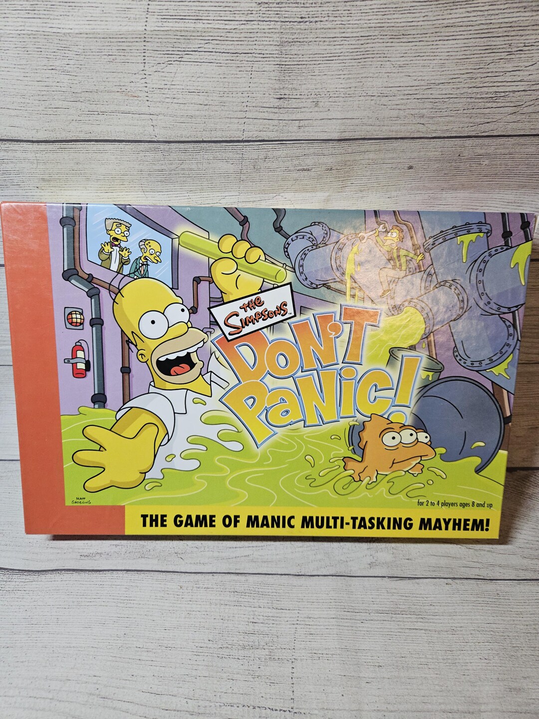 THE SIMPSONS Don't Panic Boardgame - 2005 - 100% COMPLETE - Tested and ...