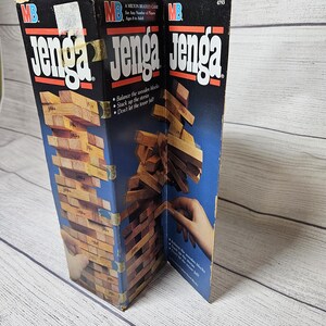 Vintage JENGA by Milton Bradley 1986 COMPLETE 4793 - Etsy