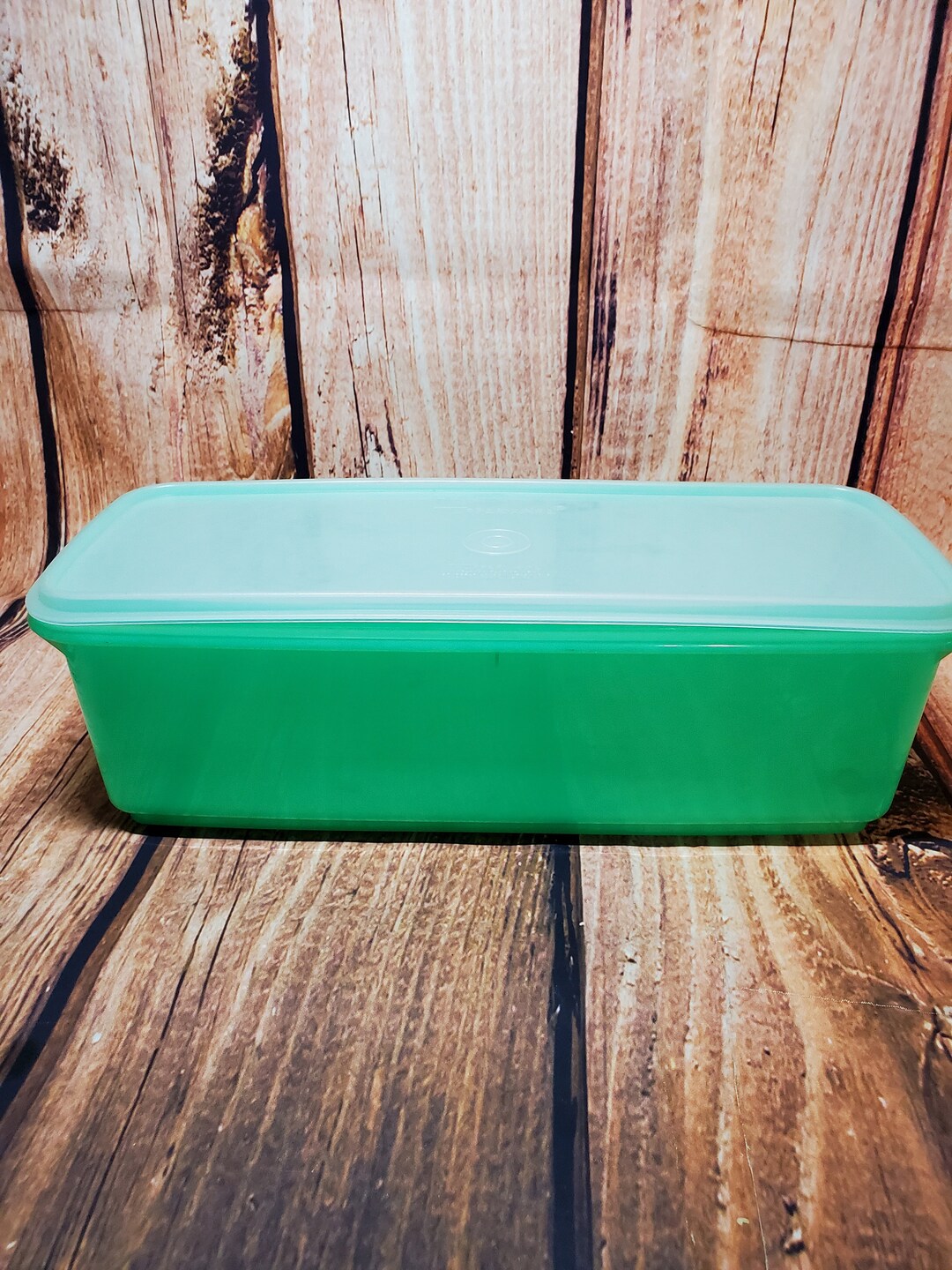 Vintage TUPPERWARE Easy-crisp Container Green #782 W/ Lid #784 and Grid ...