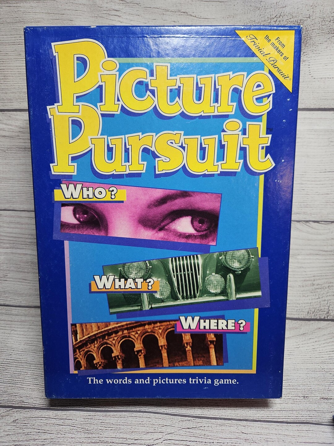 Vtg PICTURE PURSUIT Game by Parker Brothers 1994 -COMPLETE - Trivia ...