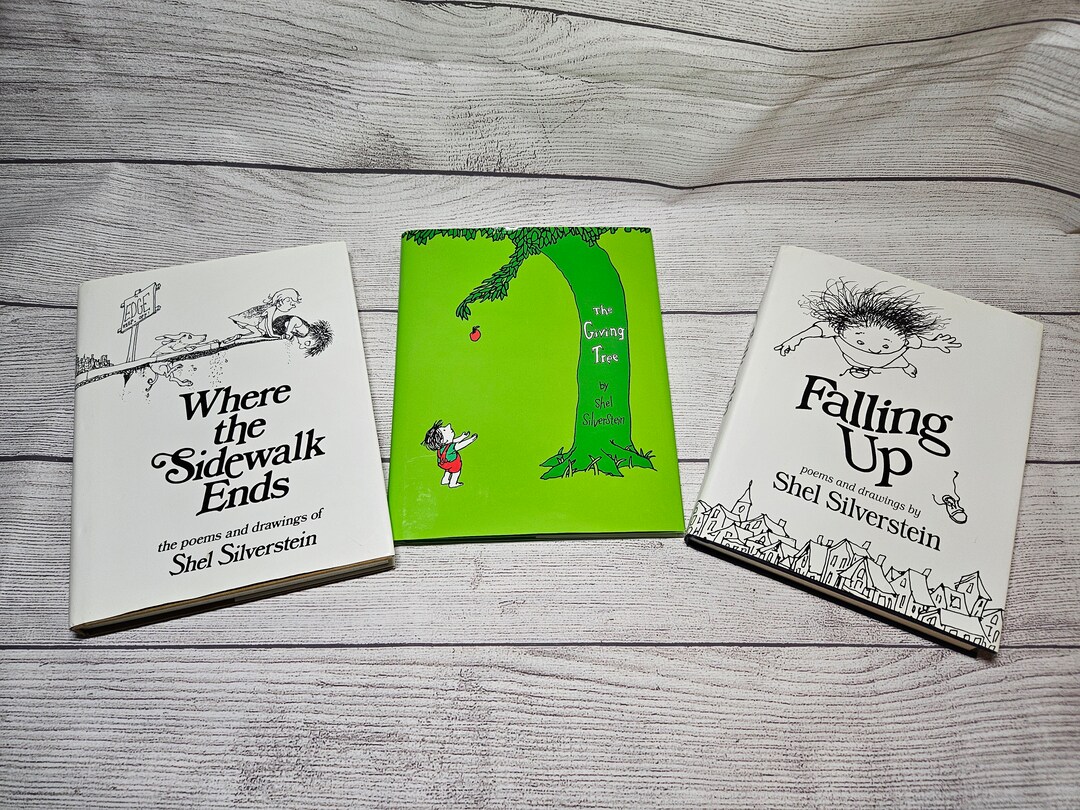 Vintage Shel Silverstein Book Trio - Hardcover With Dust Jackets ...