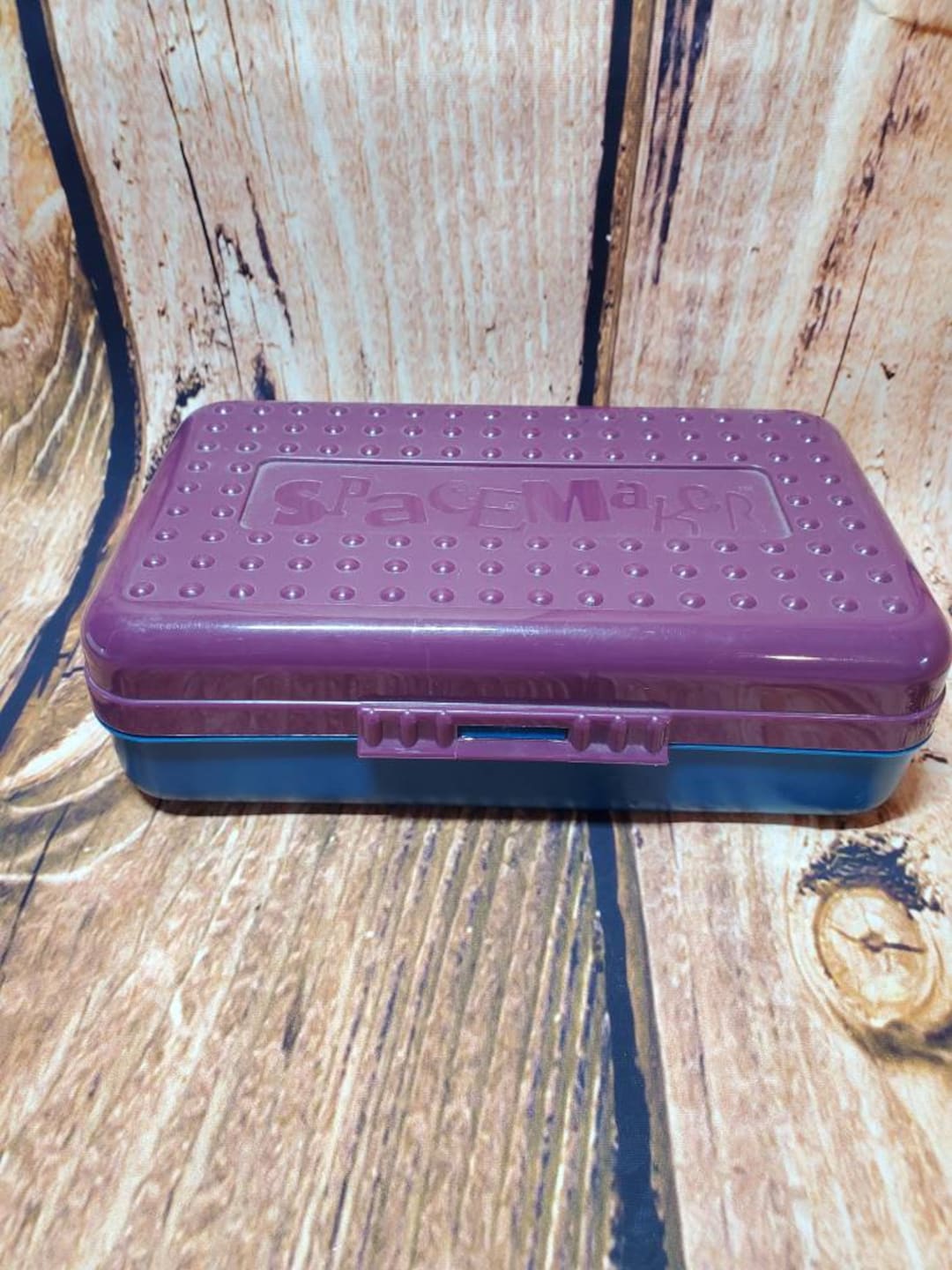 Spacemaker Pencil Box Arts Crafts 1990s Dark Purple & Dark - Etsy