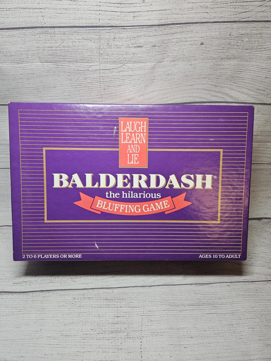 1984 Original BALDERDASH Hilarious Bluffing Family Board Game ...