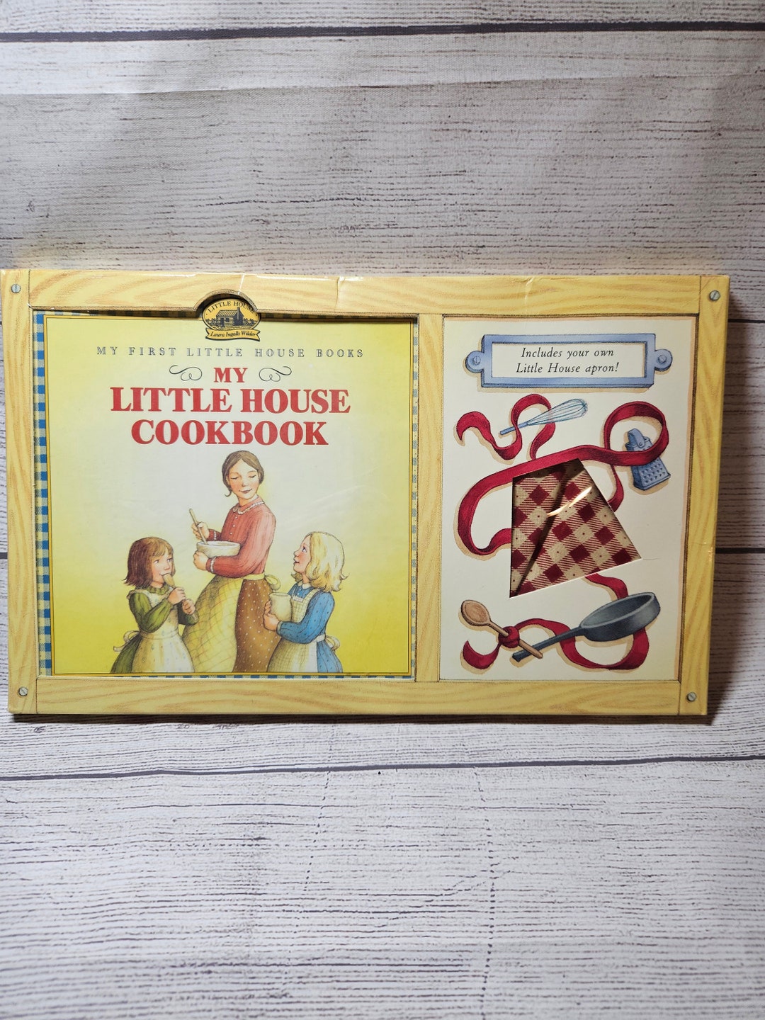 My First Little House Books My Little House Cookbook & Apron Set 1998 ...