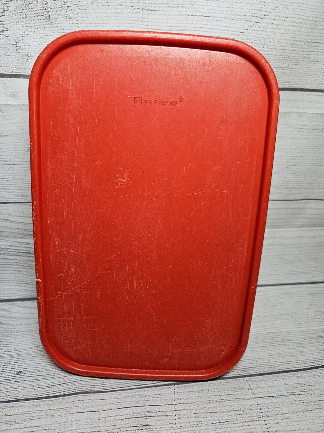 Vintage Tupperware Modular Mates Rectangle Container #1608 W/ Red Lid ...