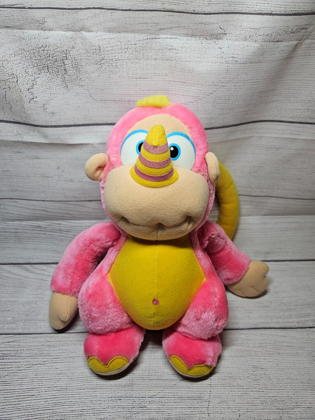 Vintage Hasbro Softies Disney Wuzzle RHINOKEY Rhino/monkey Plush 1984 ...