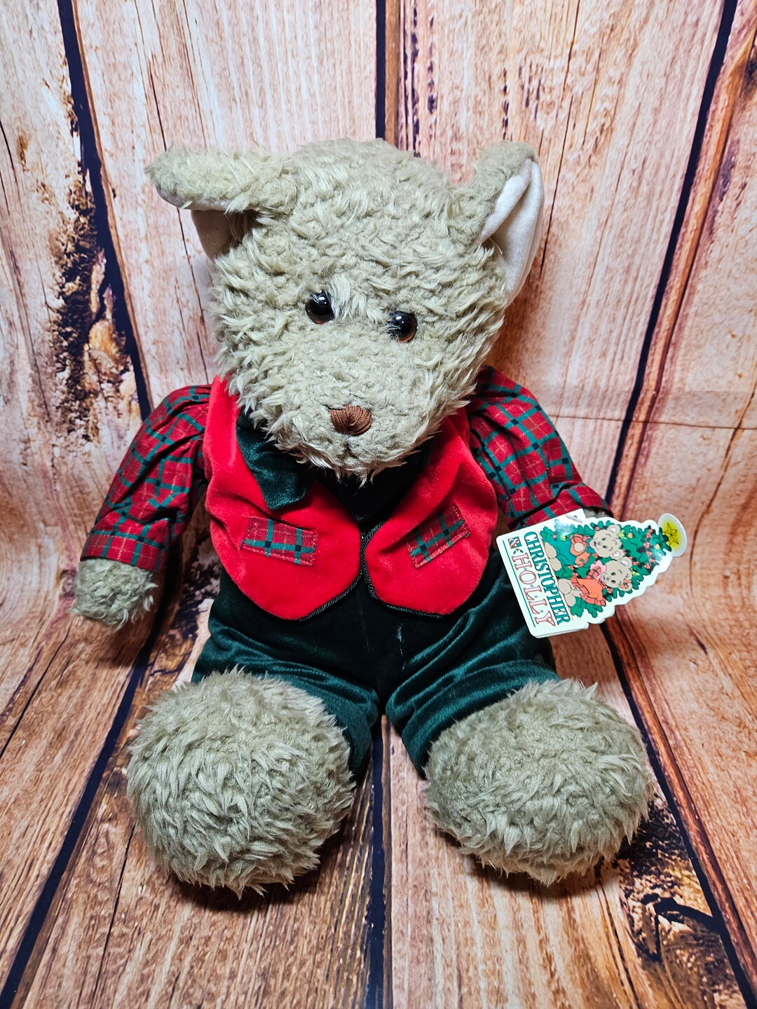 Vtg CHRISTOPHER BEAR Plush From Christopher & Holly 1994 Toys R Us ...