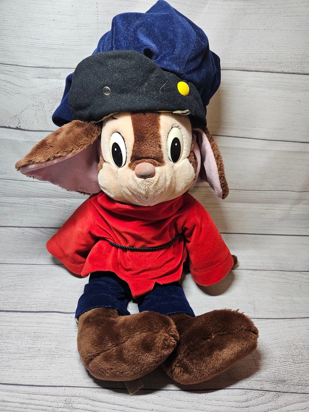 An American Tail Fievel Mouse 22 Tall Vintage Sears Plush Stuffed ...