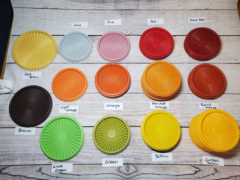 Tupperware Replacement Lids (listing #2)...READ Description!...lots of ...