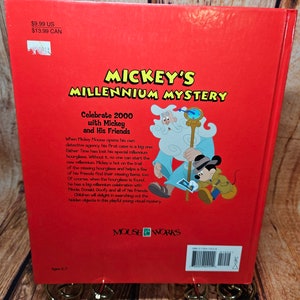 Walt Disney's Mickey's Millennium Mystery 2000 Book, Hardcover, 1999 ...