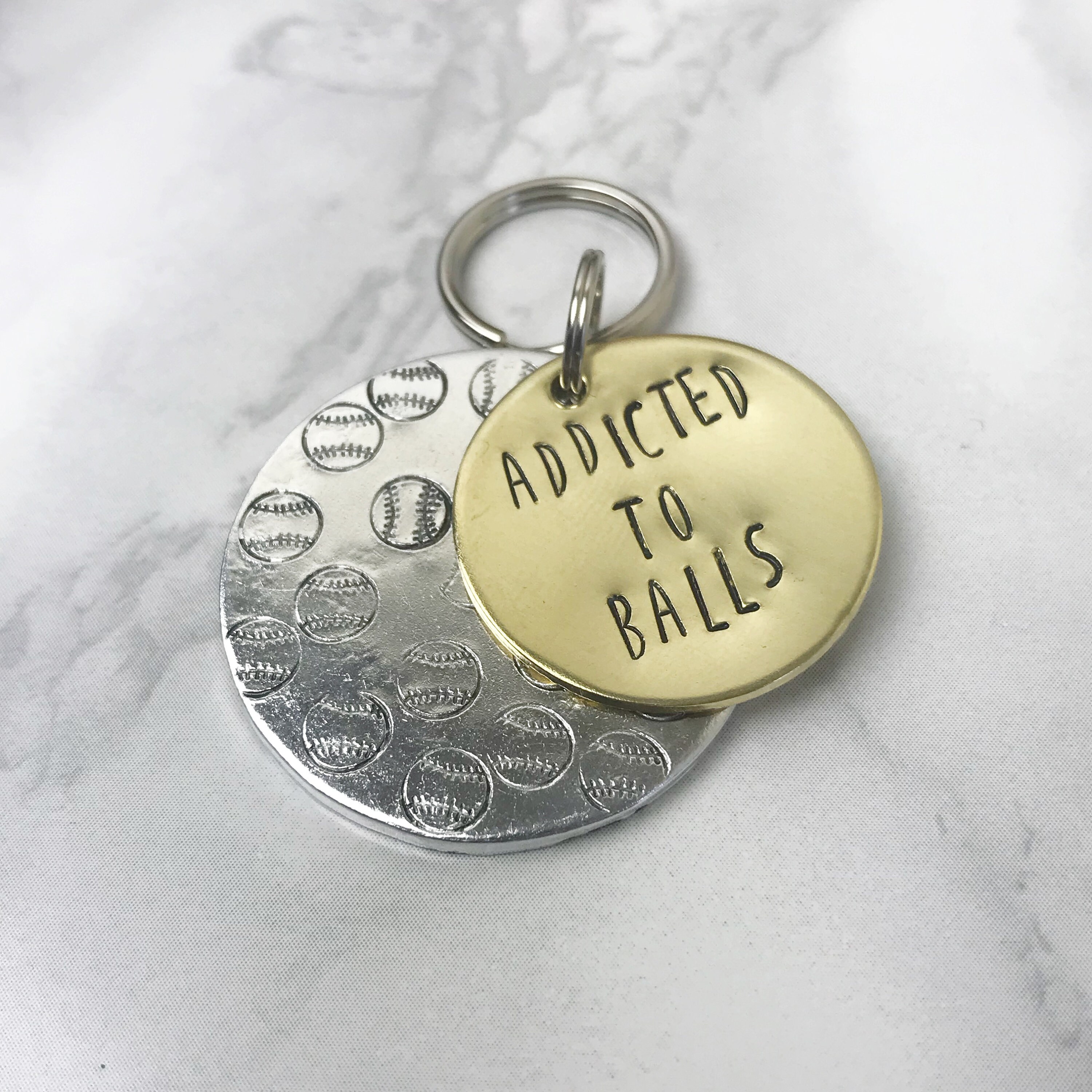 Dog Tag Addicted To Balls Dog Tag Cute Dog Tag Funny Dog | Etsy