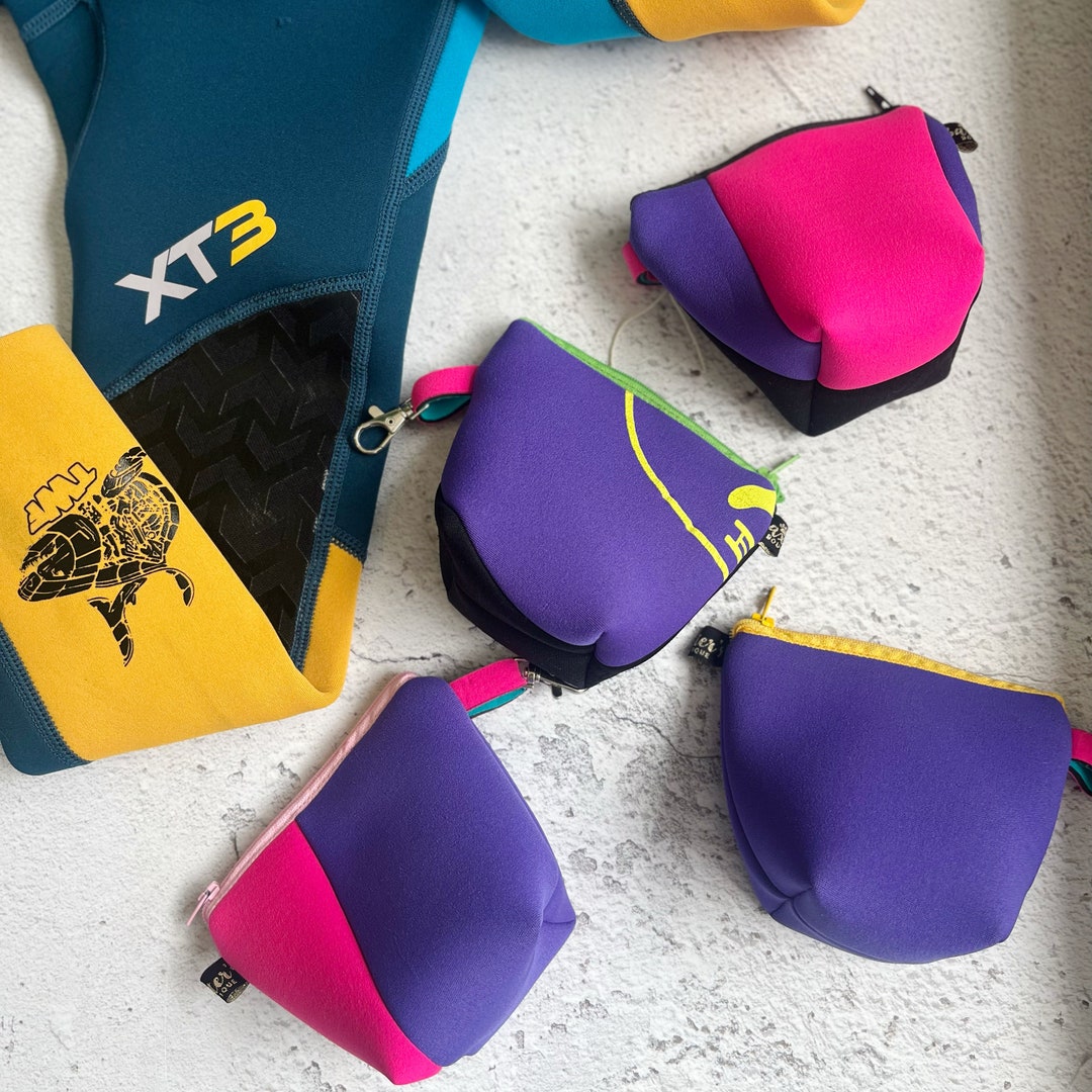 Recycled Wet Suit Dog Treat Pouches Dog Treat Pouch Upcycled Dog Treat ...