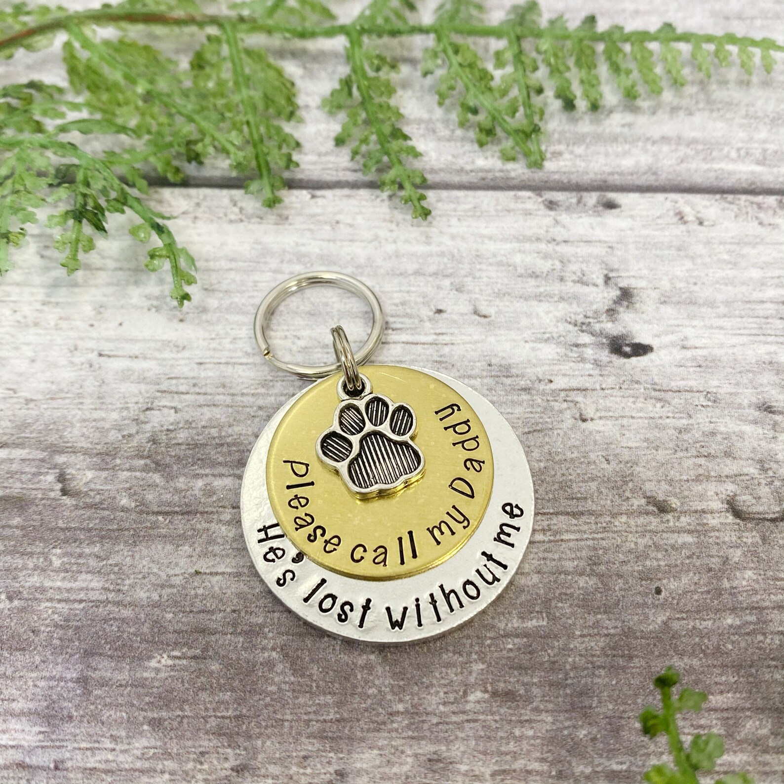 Dog Tag Lost Without Me Dog Tag Im Lost Dog Tag Call My - Etsy